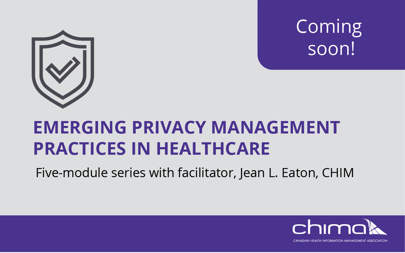 Evolution: Privacy awareness campaigns – CHIMA