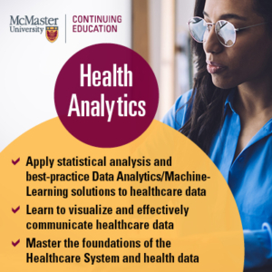 McMaster Continuing Education Health Analytics Online Program – CHIMA