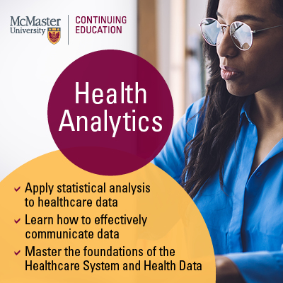 McMaster Continuing Education Health Analytics Online Program – CHIMA