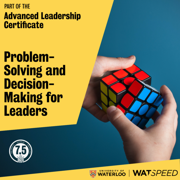 Problem-Solving and Decision-Making for Leaders – CHIMA