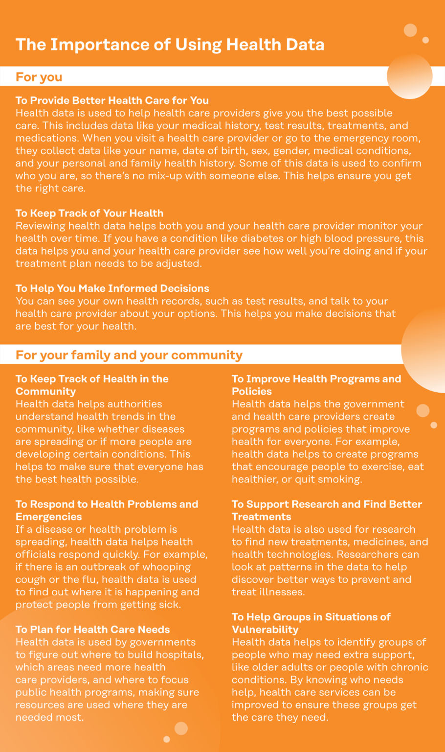 Lesson 3: Health Data Uses – CHIMA