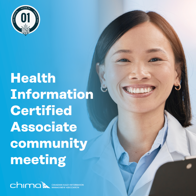 Professional education within catalogue – CHIMA